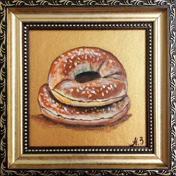 Bagel Art - Etsy