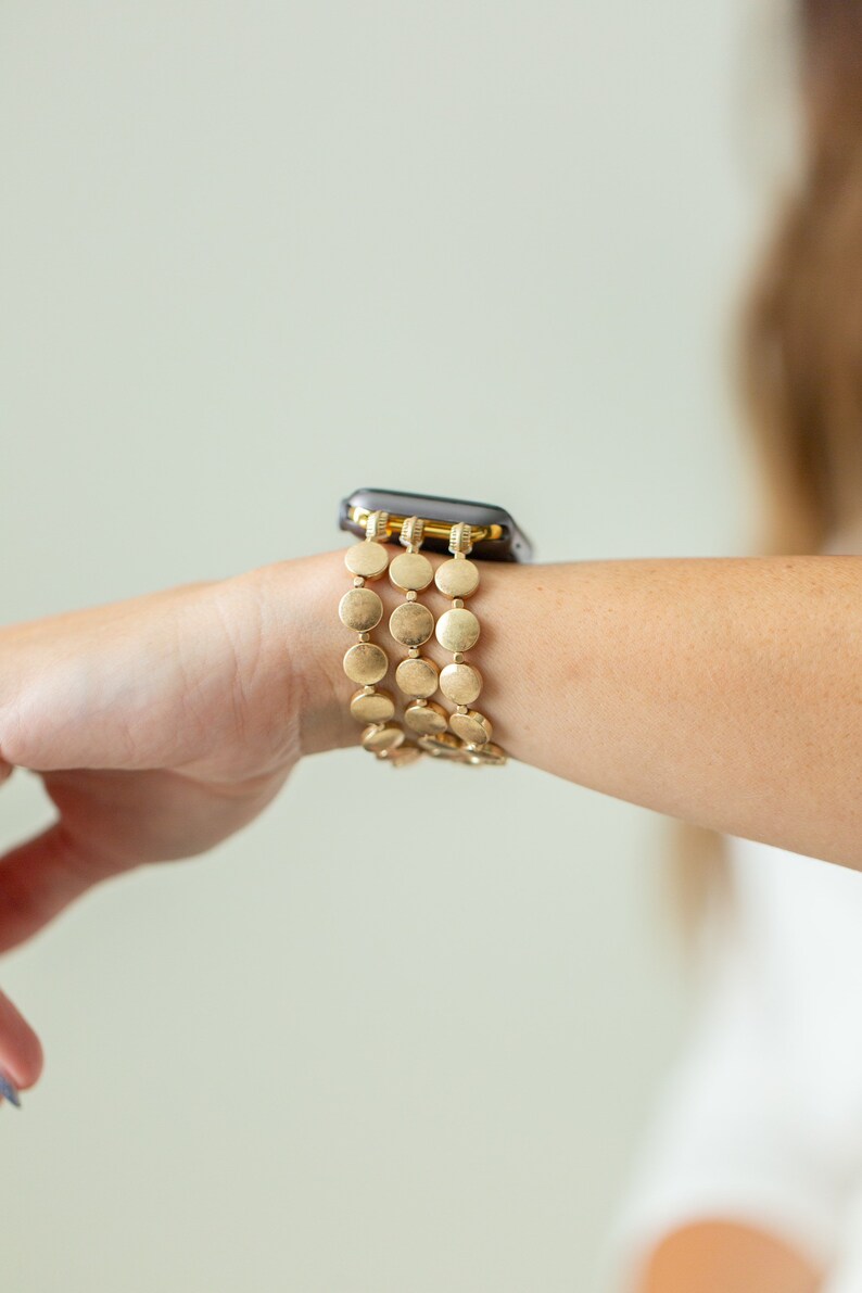 Gold Apple Watch Band Brushed Gold Apple Watch Band Stretch | Etsy