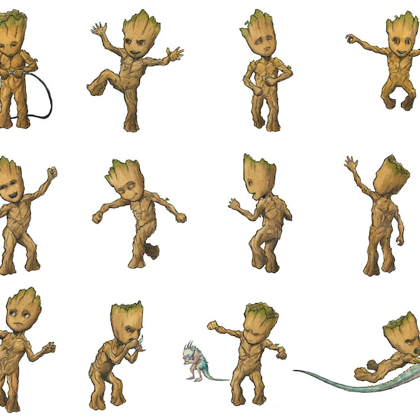 Dancing Baby Groot - Etsy