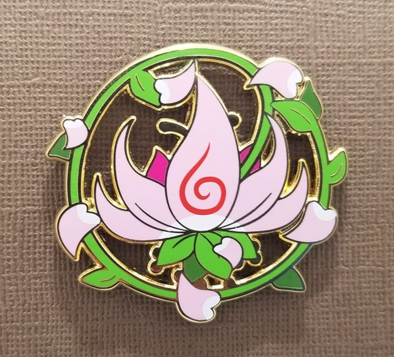 Okami Vine Blossom Pin | Etsy