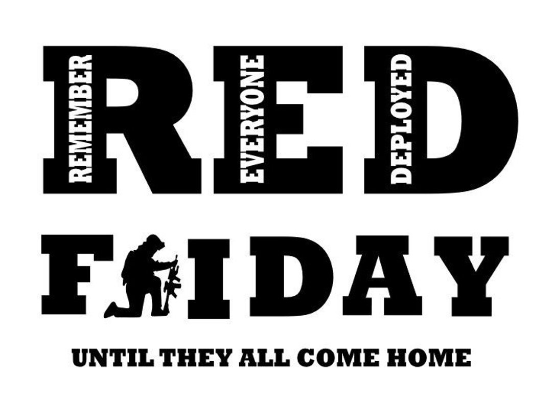 Red Friday SVG - Etsy