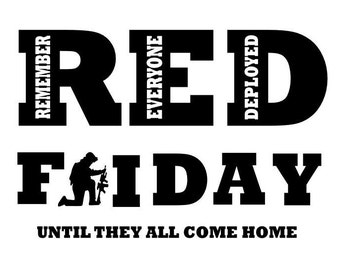 Red Friday Svg - Etsy