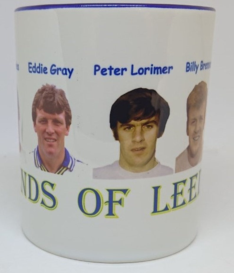 Legends of Leeds Mug.elland Road Favouritesleeds All Time - Etsy UK