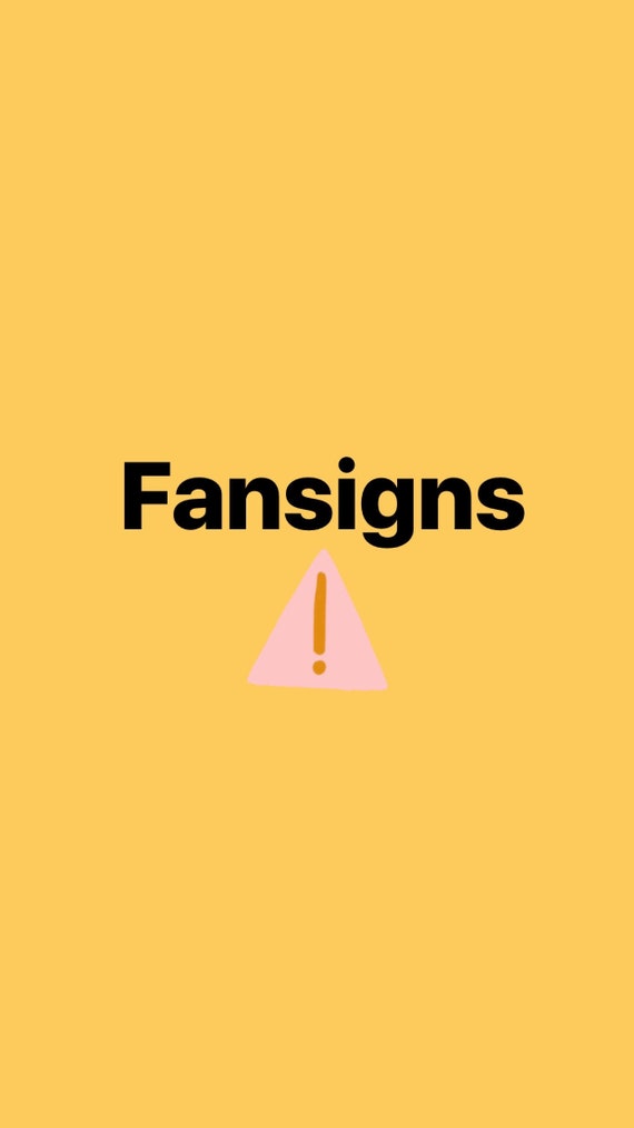 Fansigns | Etsy
