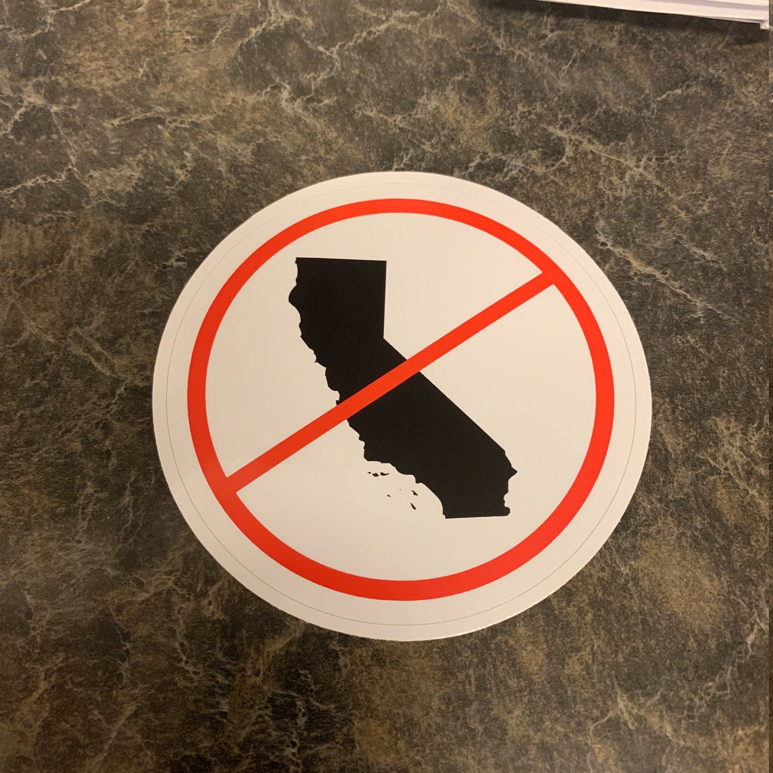 No Californians Sticker or Bumper Sticker - Etsy