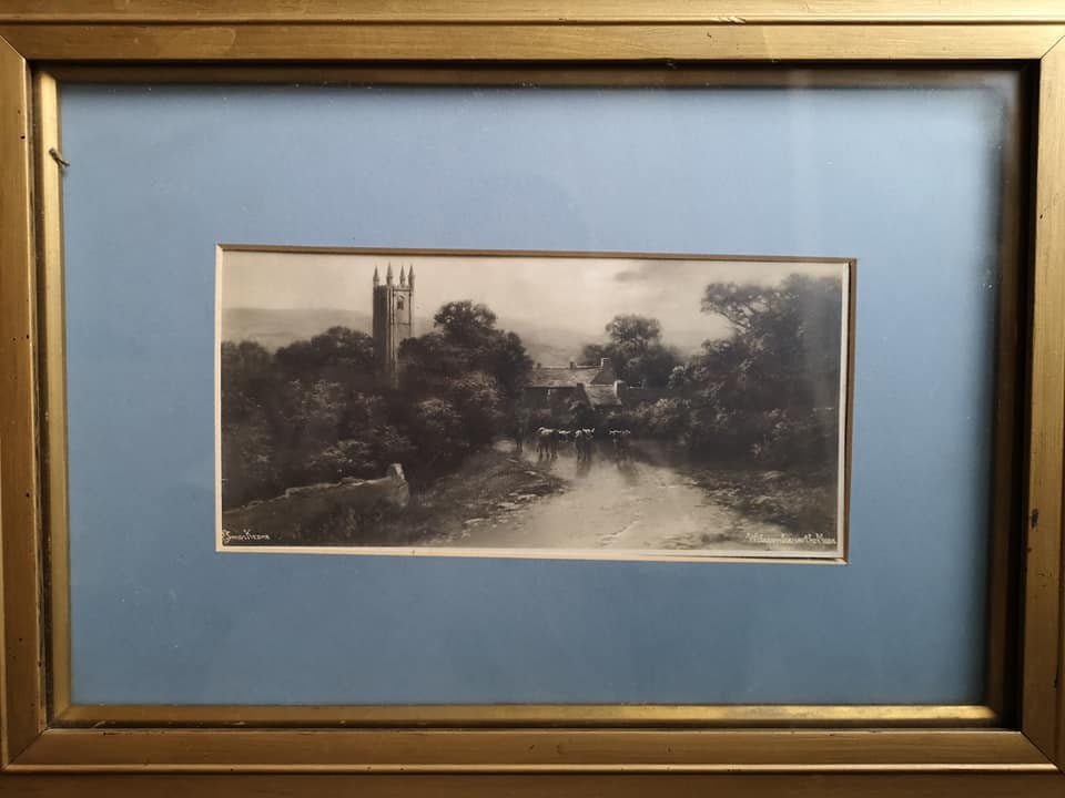 Elmer Keene 1853-1929 Widecombe-in-the-moor Antique Lithograph Circa ...