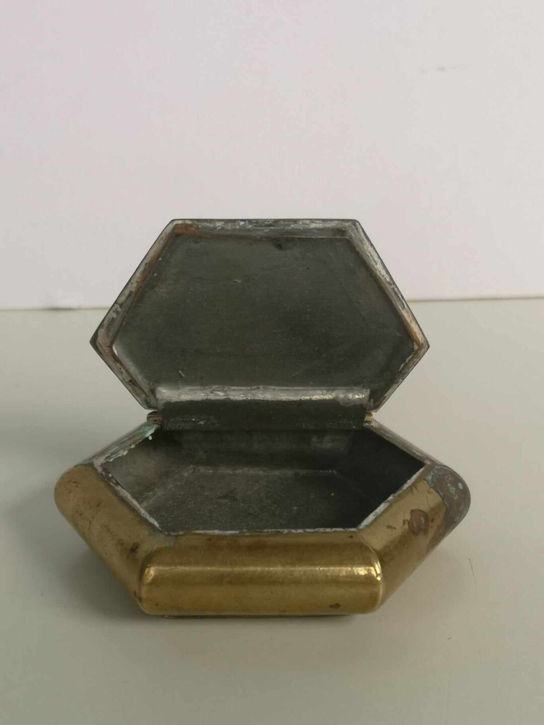 Antique English Brass Snuff Box, Circa 1868 - Etsy