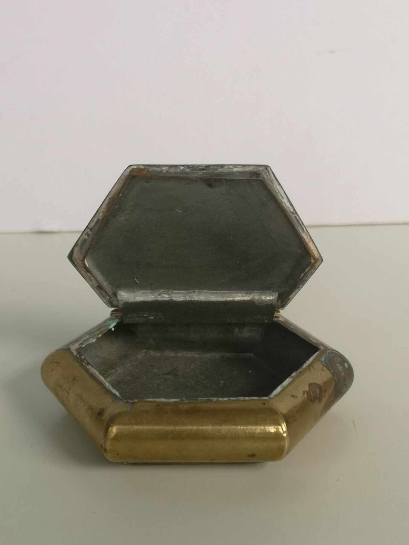 Antique English Brass Snuff Box, Circa 1868 - Etsy