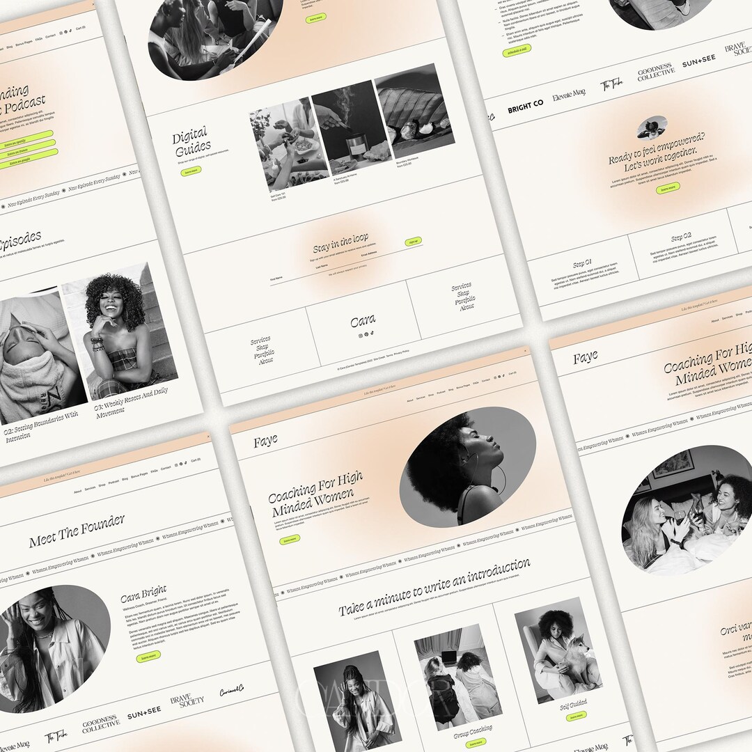 Squarespace Template | Faye Squarespace 7.1 Store Template | Beautiful ...