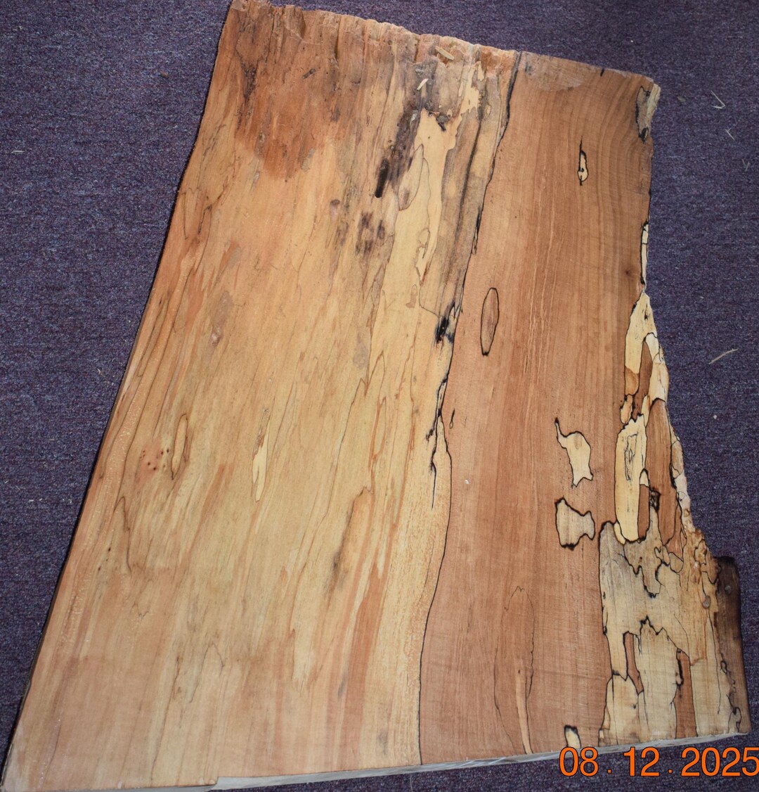 BEAUTIFUL Spalted Maple Black Line, EXCEPTIONAL COLORING. Coffee Table ...