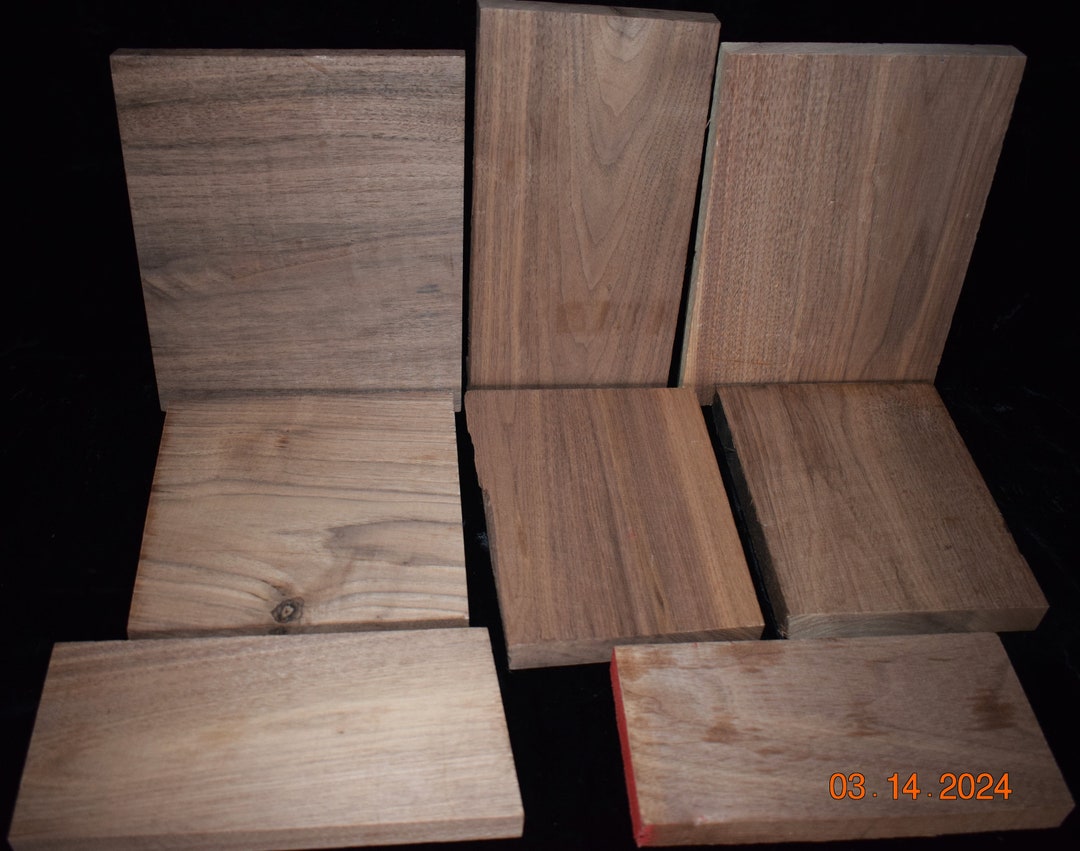 WALNUT, TOP QUALITY, Scraps & Cutoffs. No Knots, No Splits, nor Issues ...