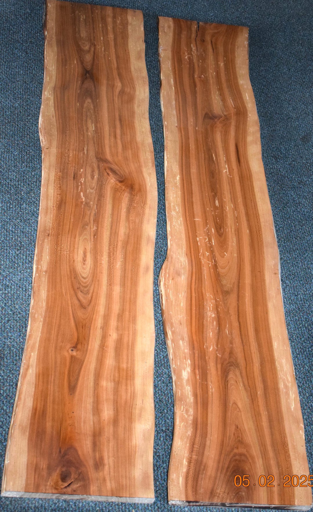 Cherry, Rustic, EPOXY Ready, RIVER TABLE Slabs. 48" X 9" X 1" Each ...