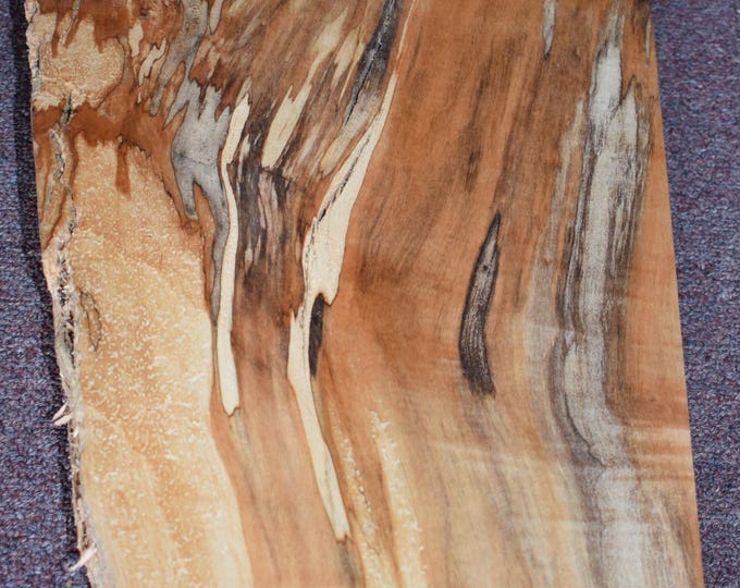 Spalted Maple, Live Edge, LOADED W CHARACTER, Sofa Table, Floating ...