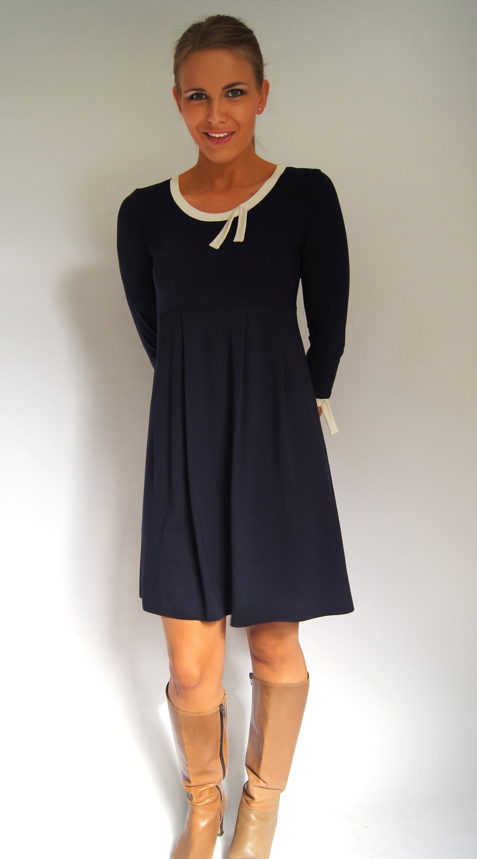 Kleid DUFFY dress personalized for her womens clothing nachtblau ...