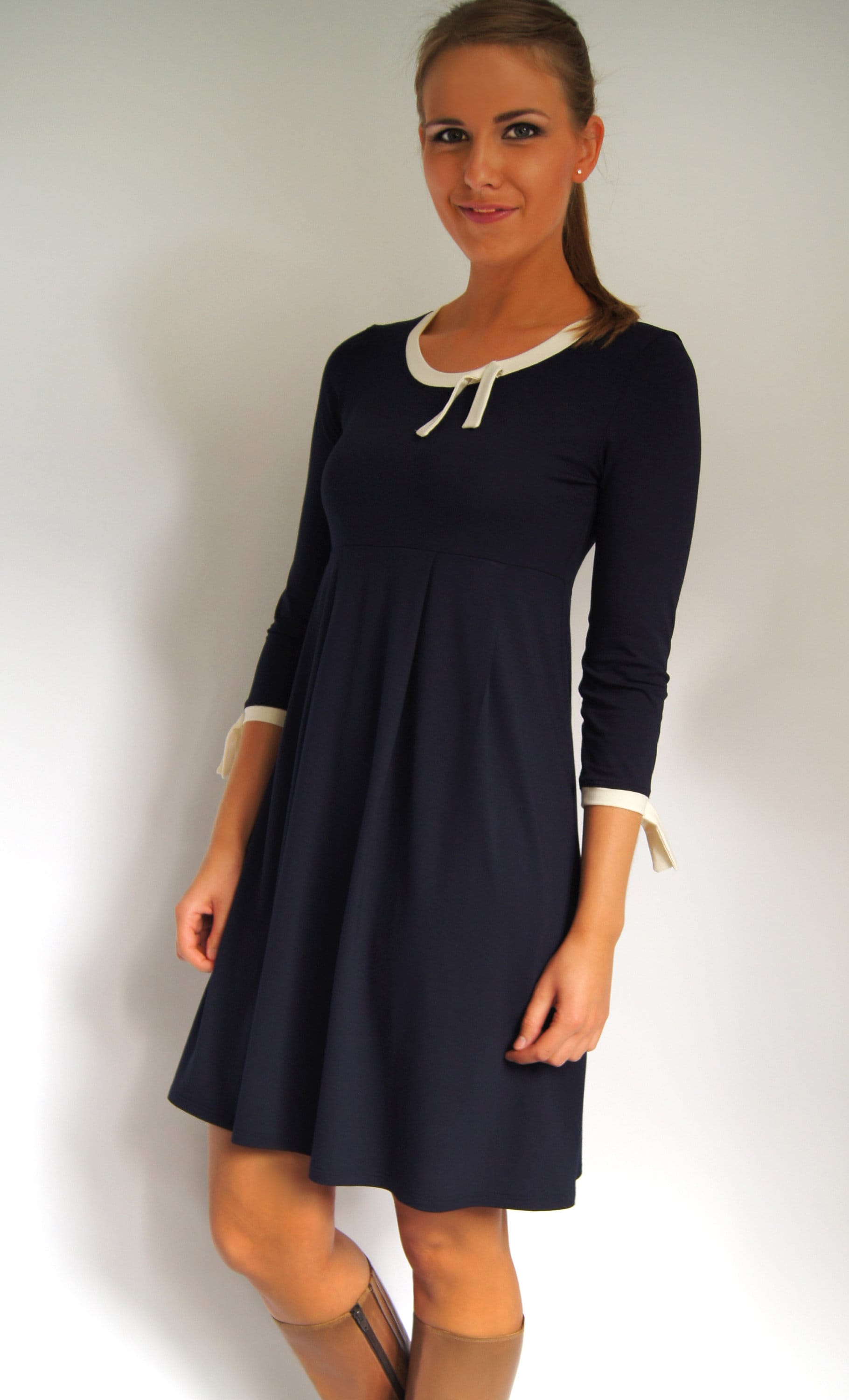 Kleid DUFFY dress personalized for her womens clothing nachtblau ...