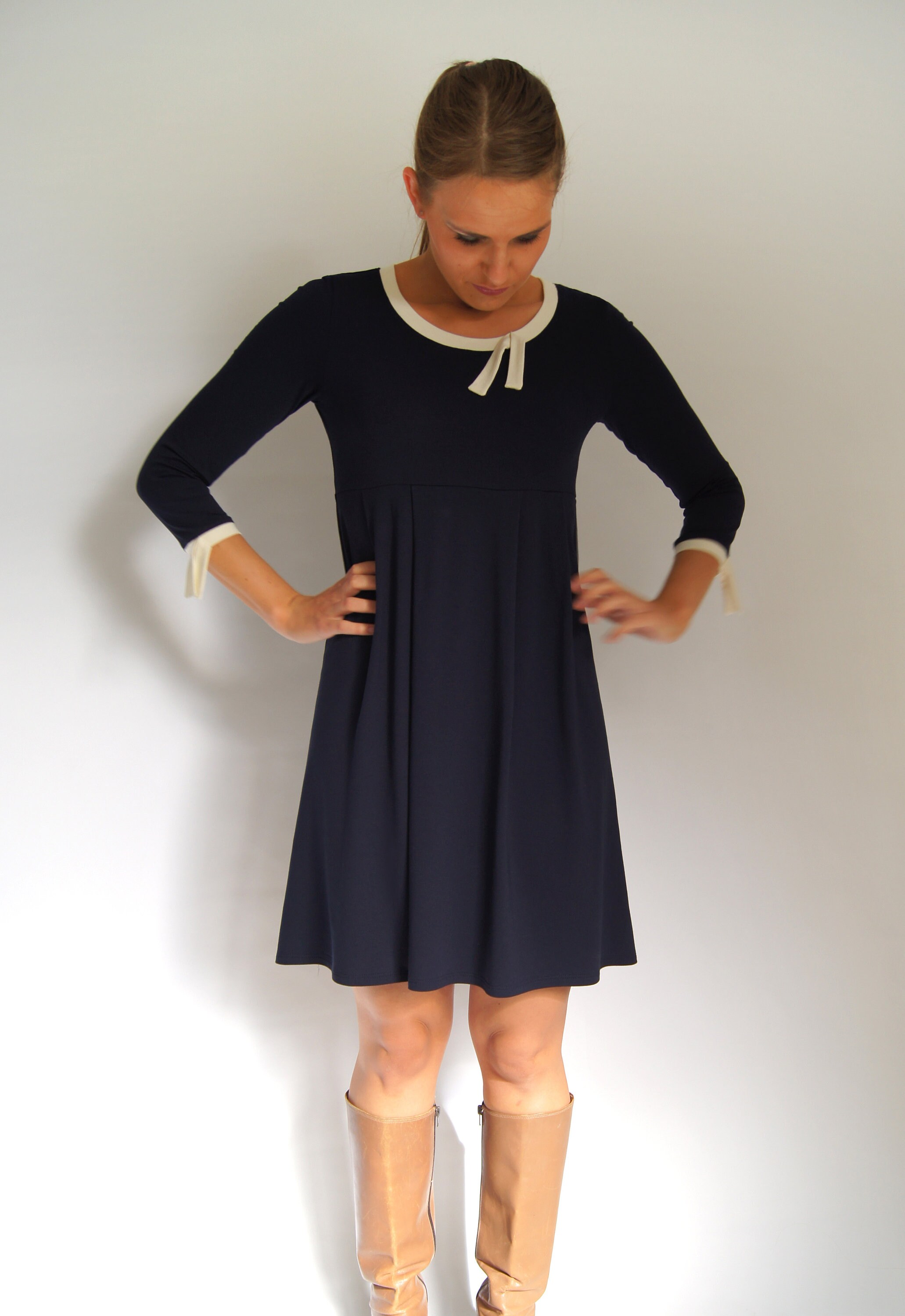 Kleid DUFFY dress personalized for her womens clothing nachtblau ...