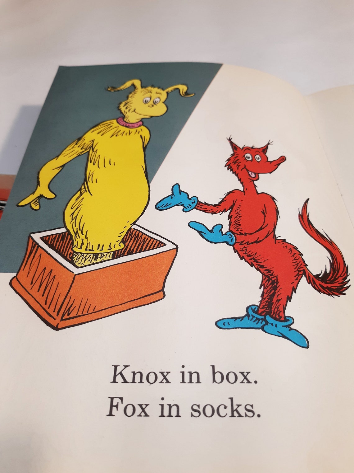 FOX in SOCKS by Dr. SEUSS-1965 - Etsy