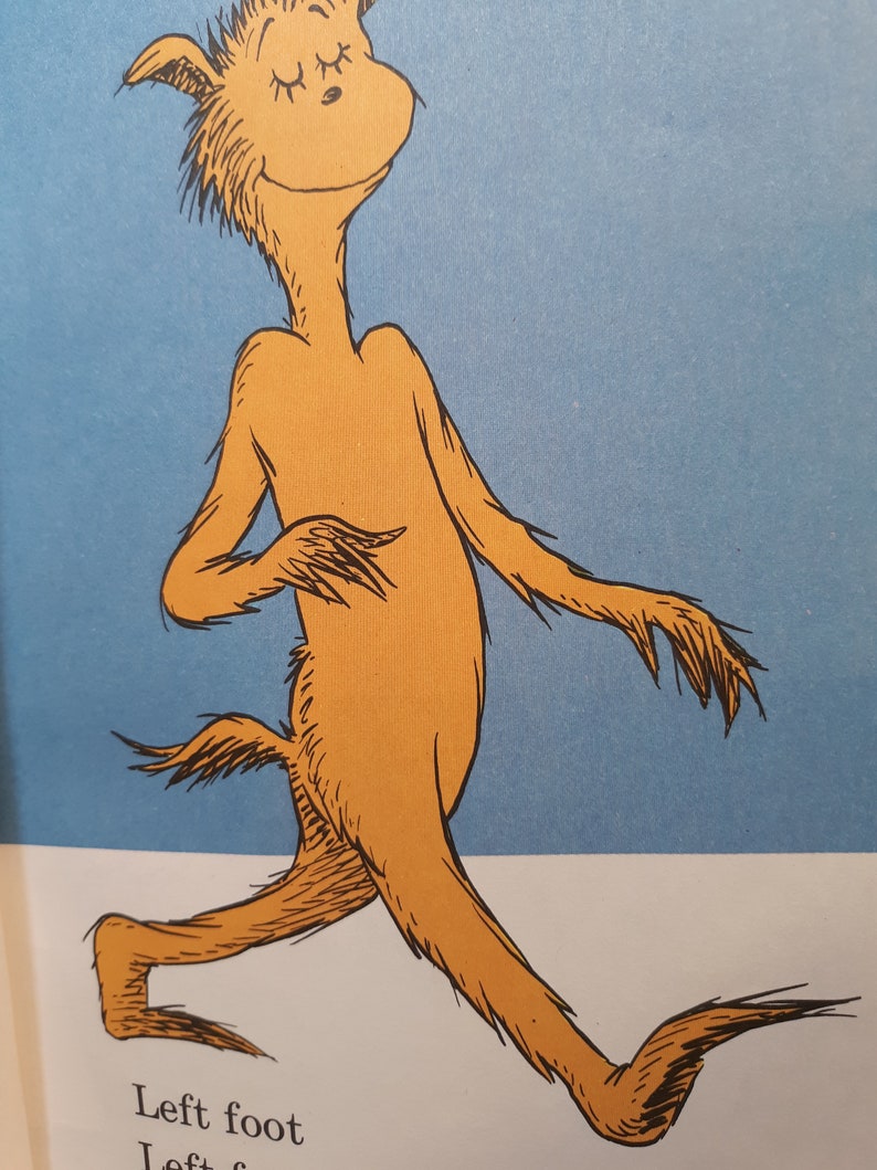 THE FOOT BOOK by Dr. Seuss-1968 - Etsy