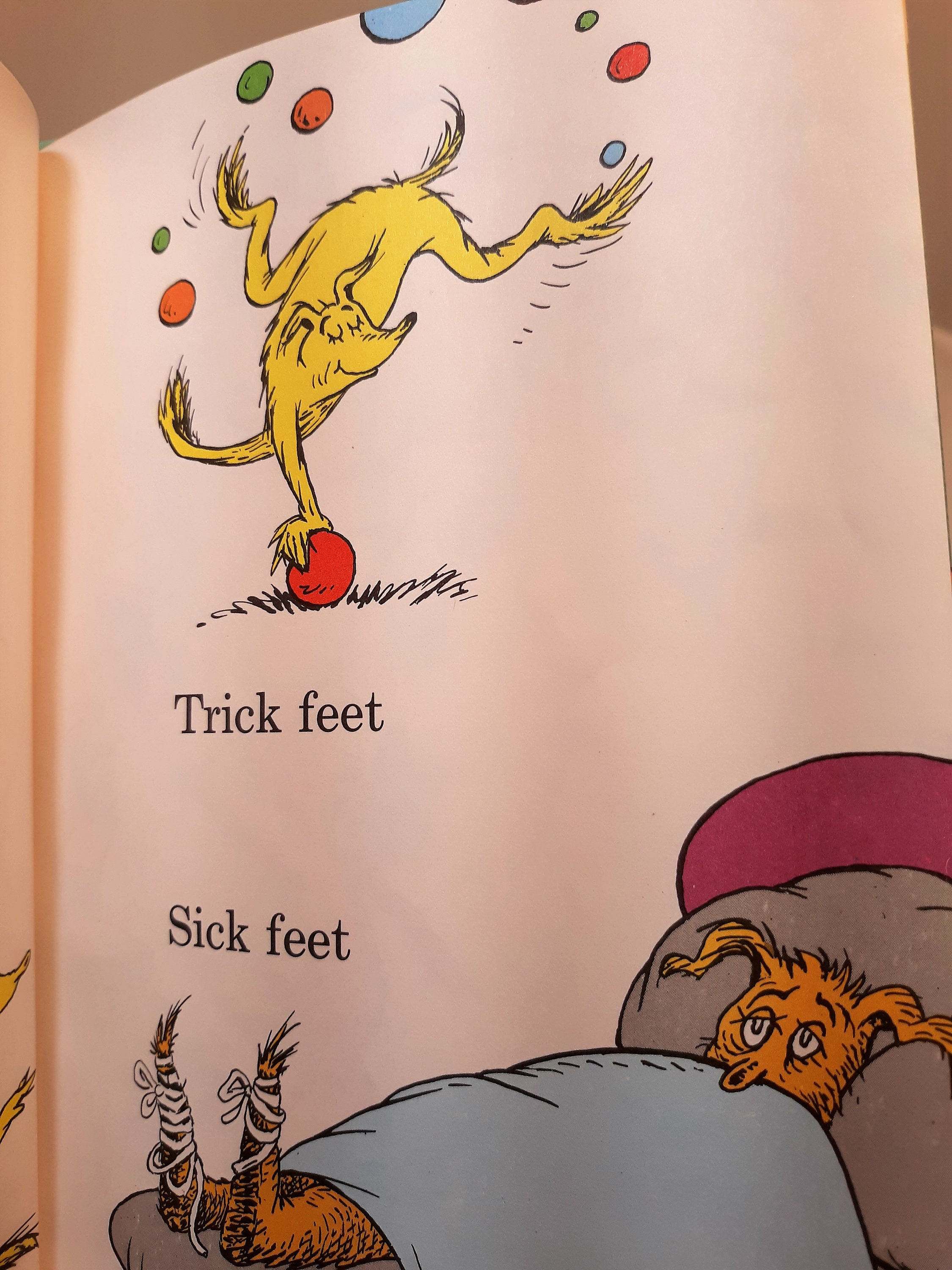 THE FOOT BOOK by Dr. Seuss-1968 - Etsy