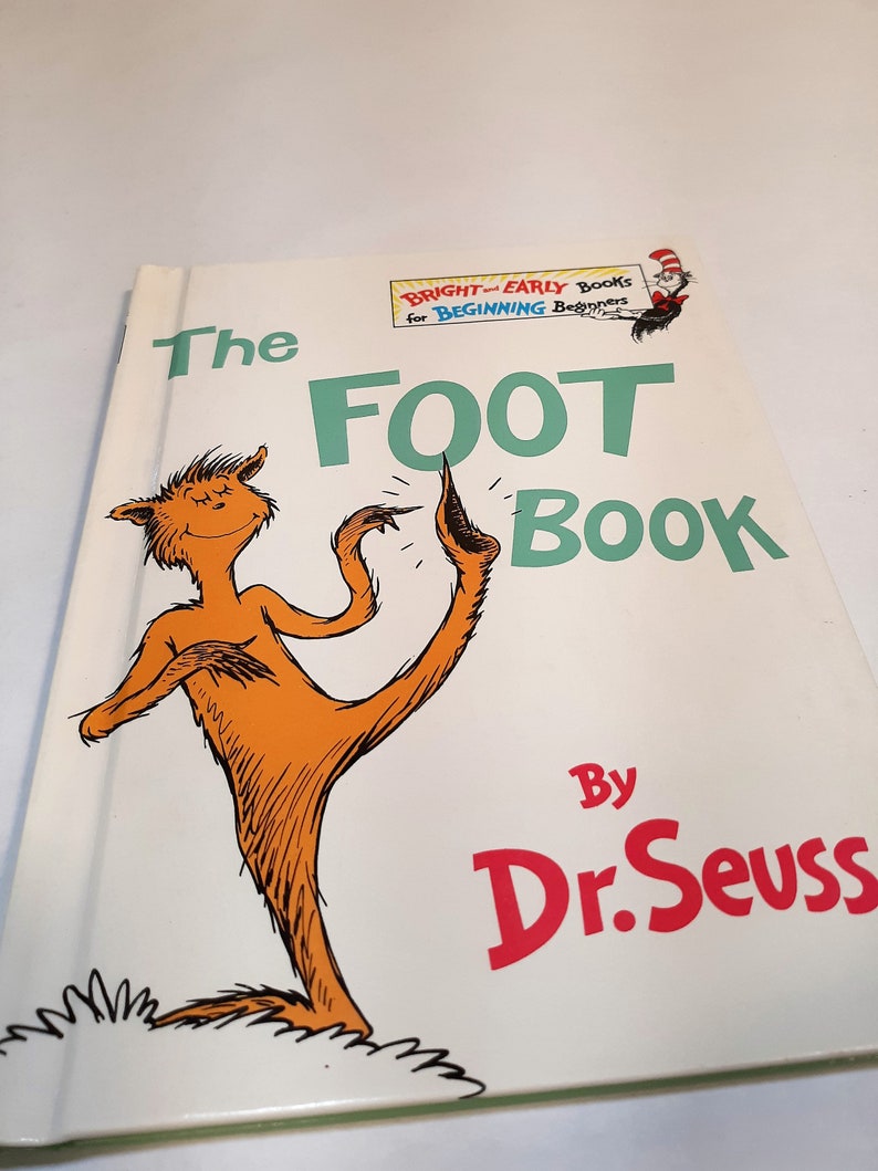 THE FOOT BOOK by Dr. Seuss-1968 - Etsy