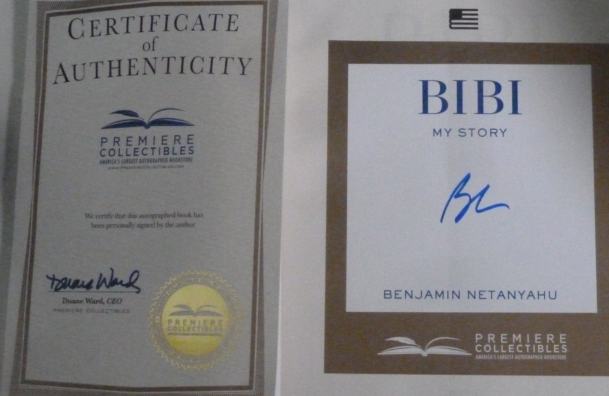 BENJAMIN NETANYAHU Autographed Book bibi My Story - Etsy BENJAMIN NETANYAHU Autographed Book bibi My Story - Etsy