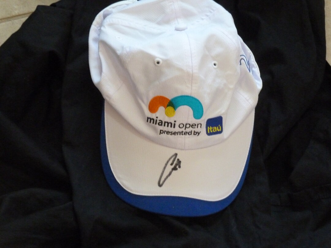 CARLOS ALCARAZ Autographed MIAMI Open Hats With Certificate of ...