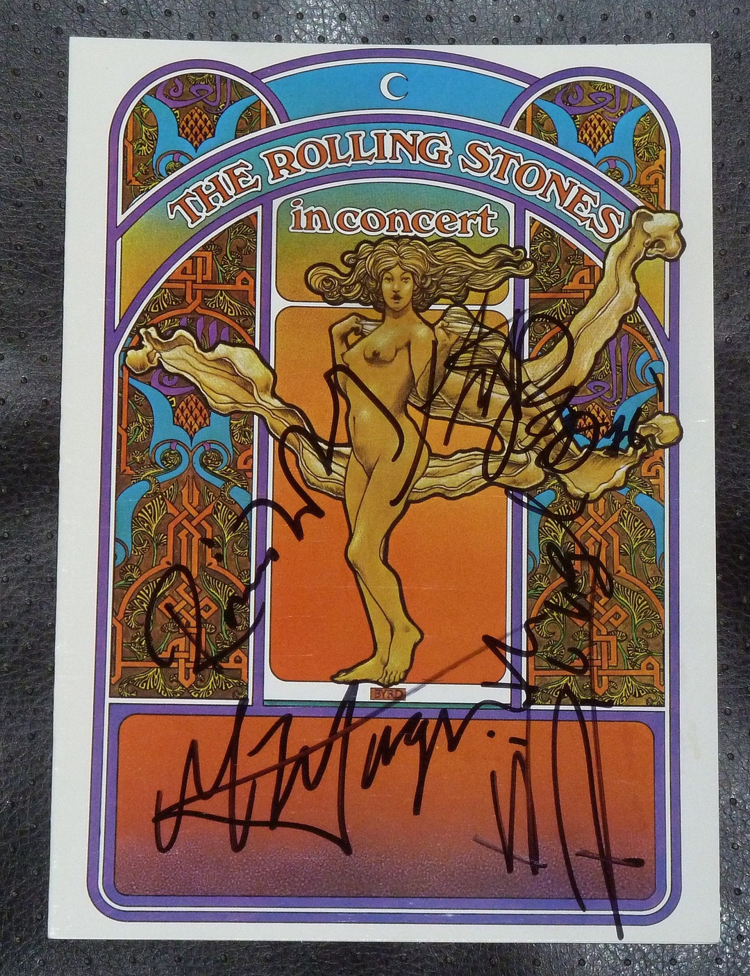 THE ROLLING STONES Autographed 1978 Postcard Published by Triton Card ...