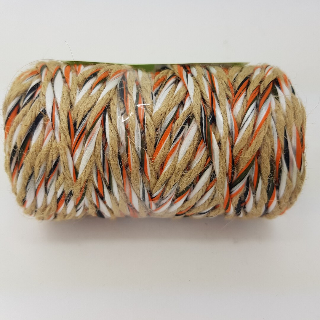 Jute&polyester Twine 3 M Twisted Cord Tools Yarn for Crafting - Etsy