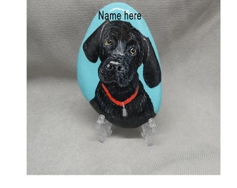 Black Lab Memorial Stone - Etsy