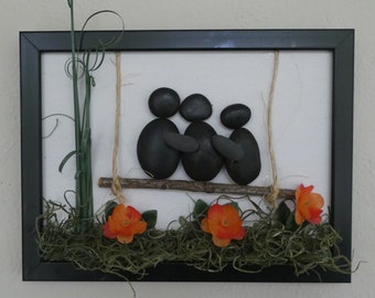 Family Stone Artwork - Etsy