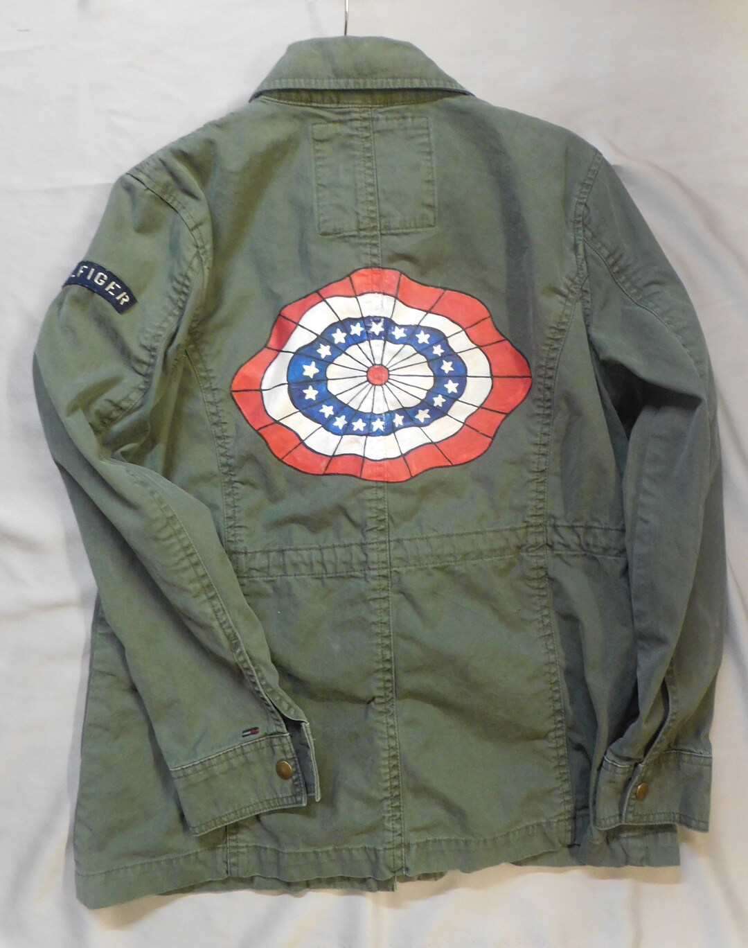 Gender-neutral Military Jacket, Hand-painted Army Jacket for Men ...