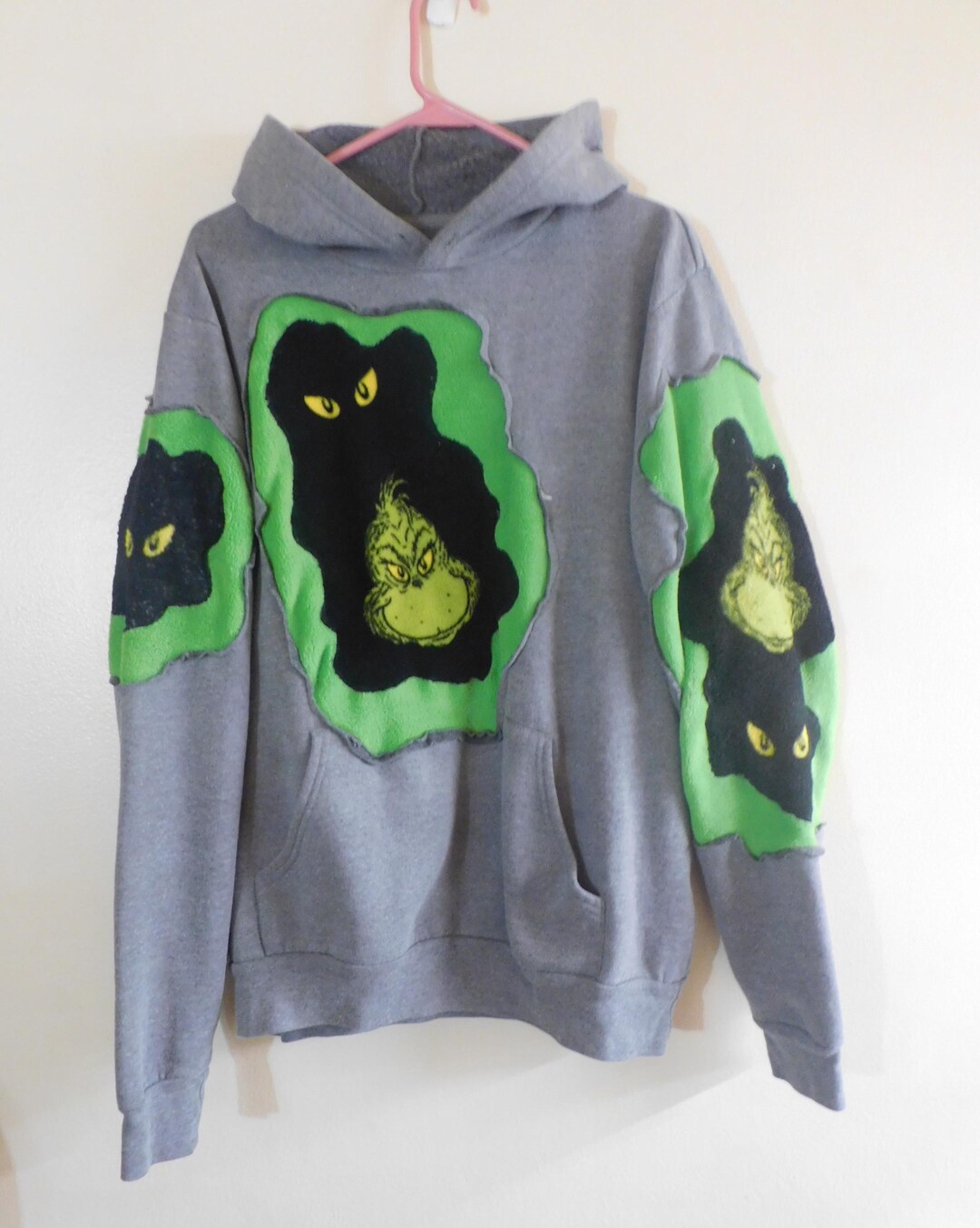 Upcycled Clothing, Gender Neutral Hoodies, Reworked Sweatshirts, Adult ...
