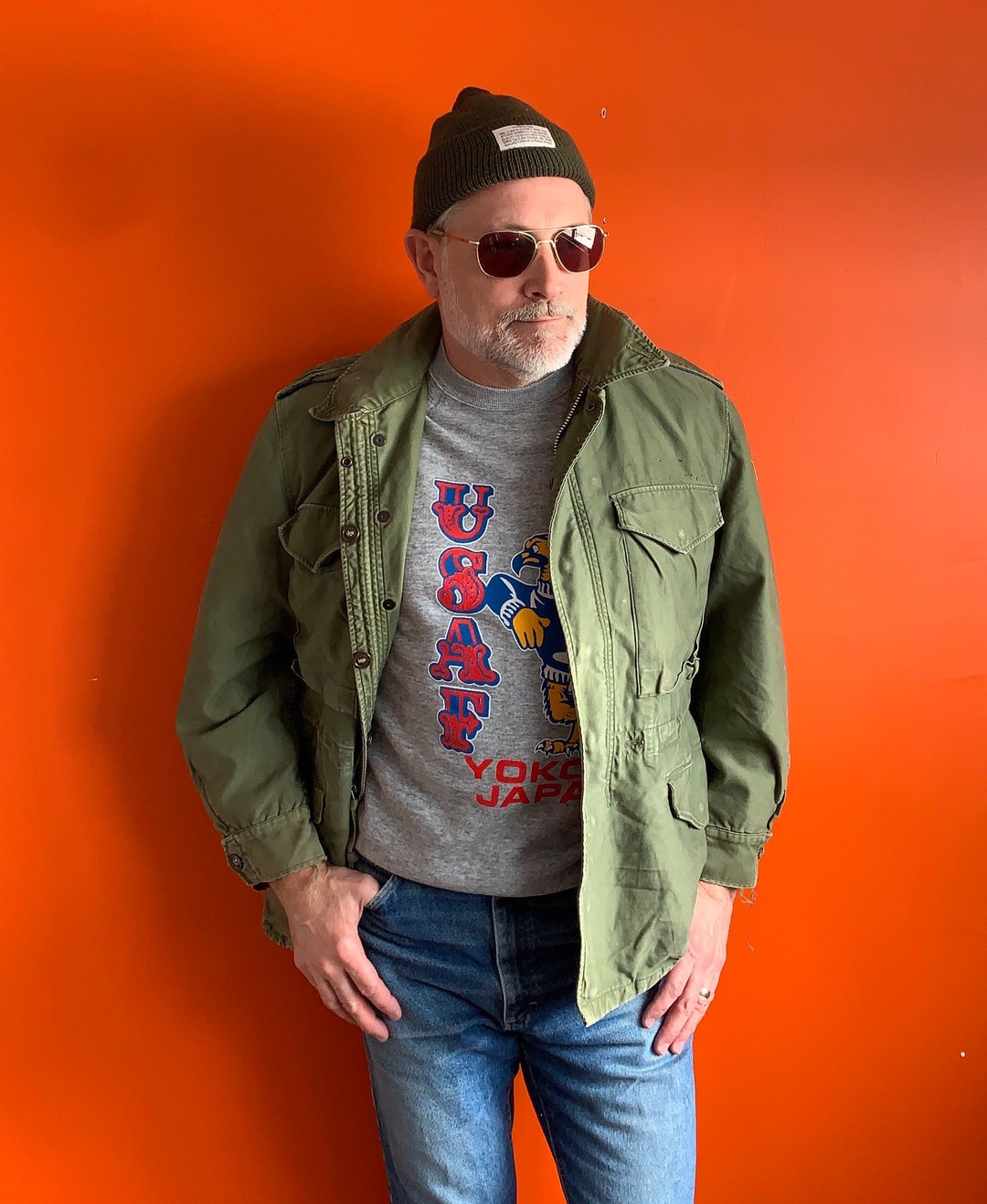 Vintage M51 Army Field Jacket OG 107 Cotton Sateen - Etsy