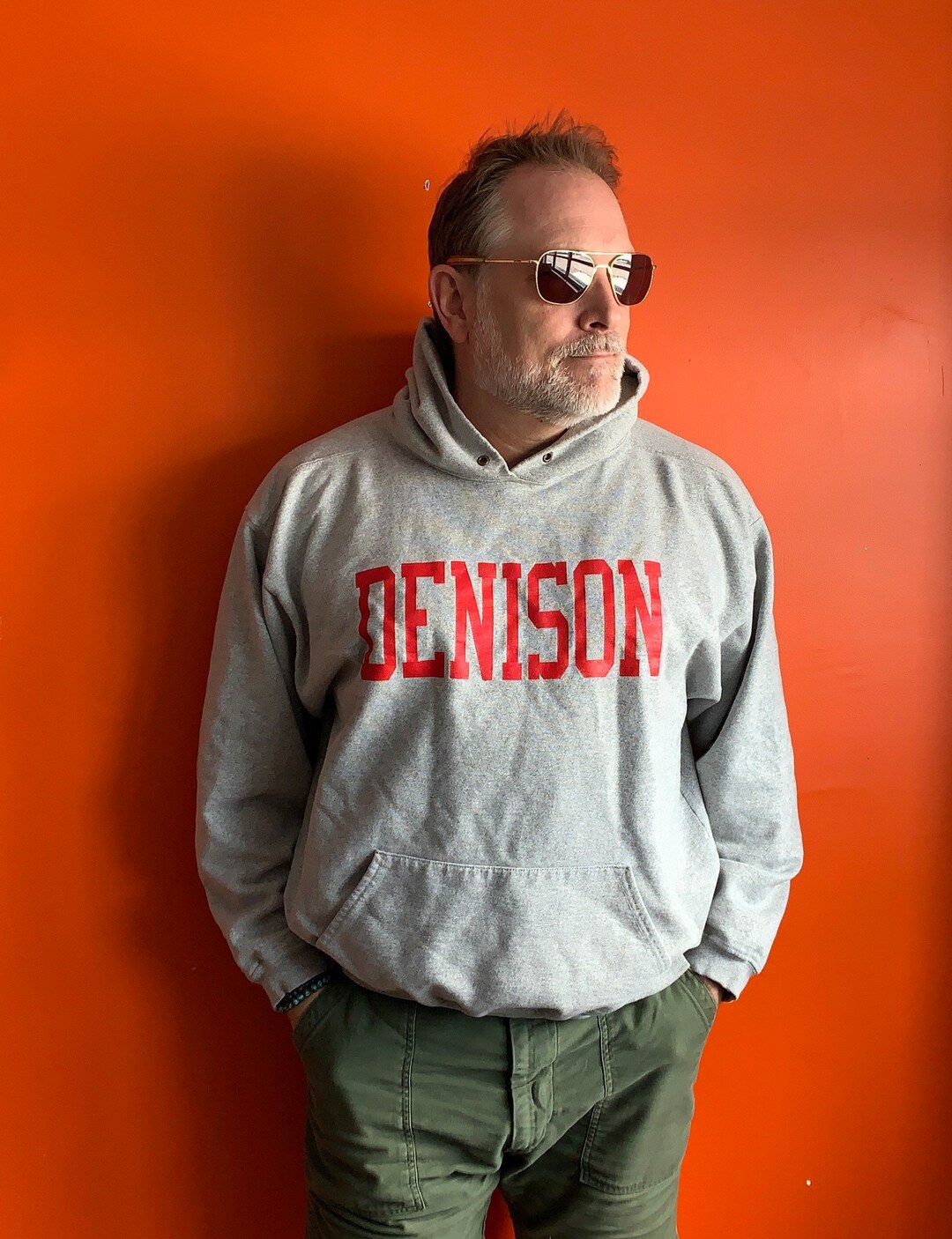 Vintage Denison University Hoodie Made in USA XL - Etsy