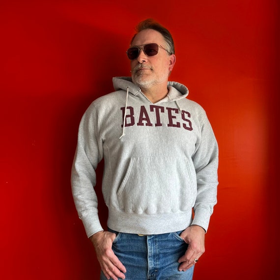 Vintage Bates College hoodie made in USA Cotton Excha… - Gem
