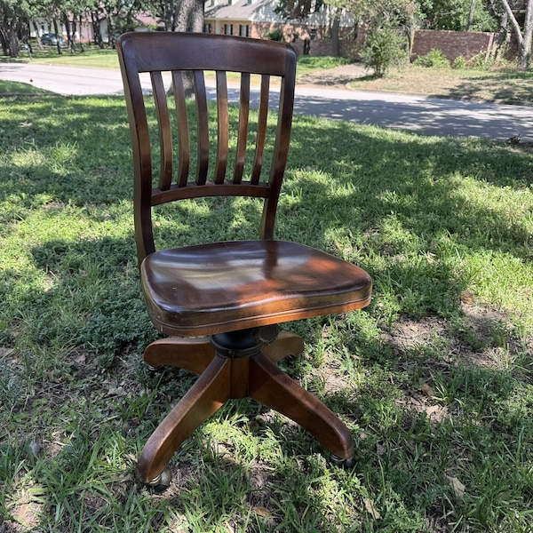 Bankers Chair - Etsy