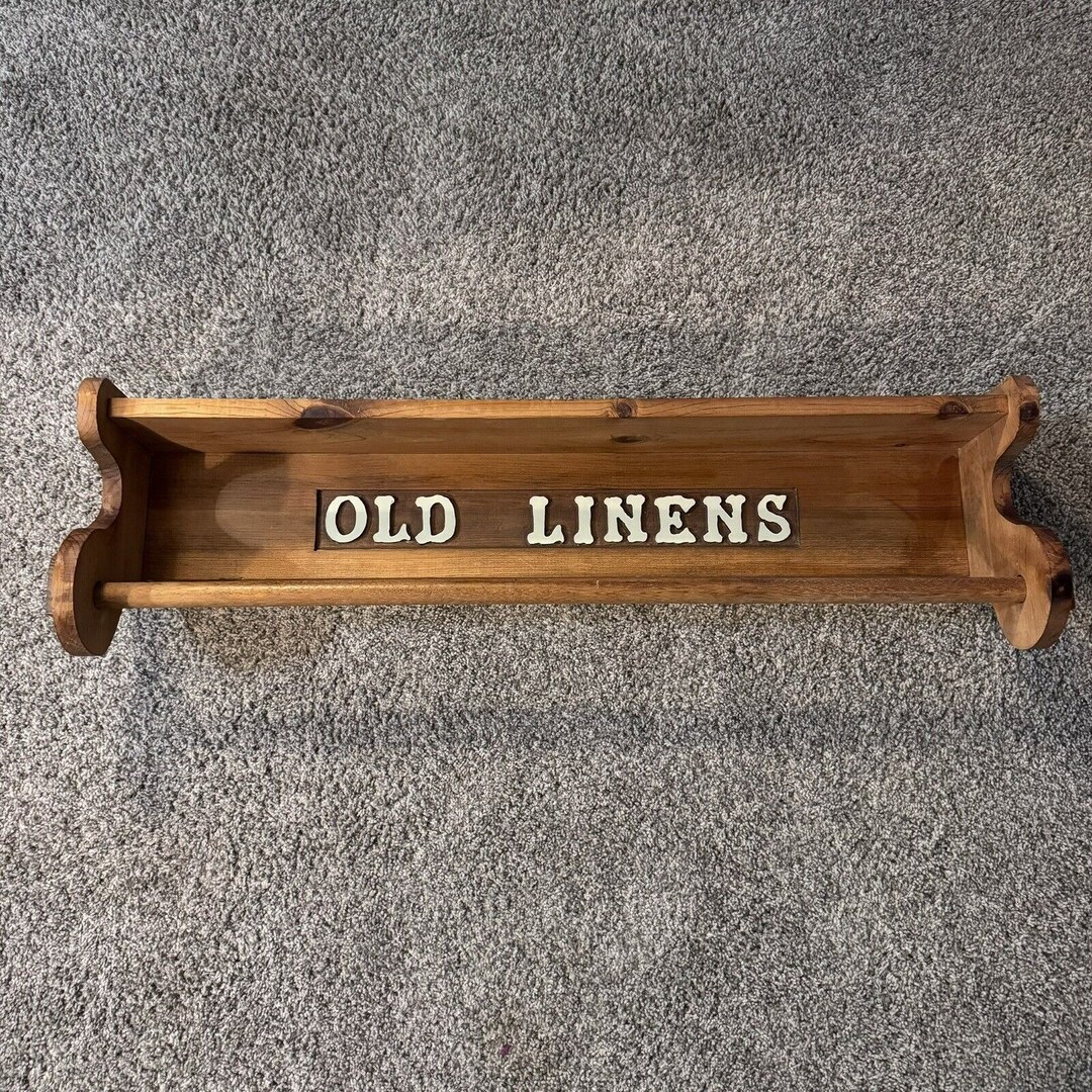 Vintage Quilt Rack, Hanging Wooden Shelf 36x10x6 - Etsy