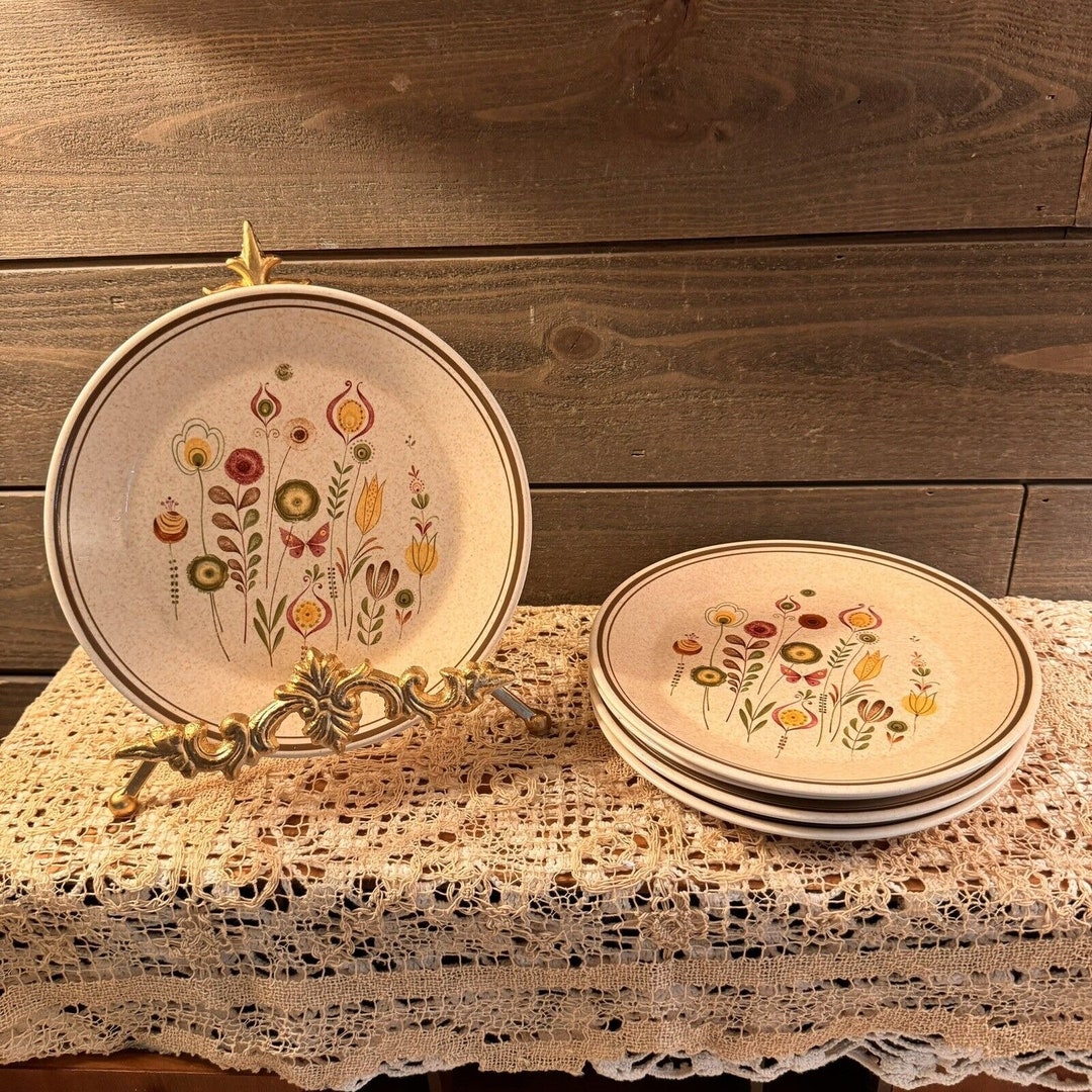 Vintage Temperware Lenox Sprite 8 Salad Plate Set of 5 - Etsy