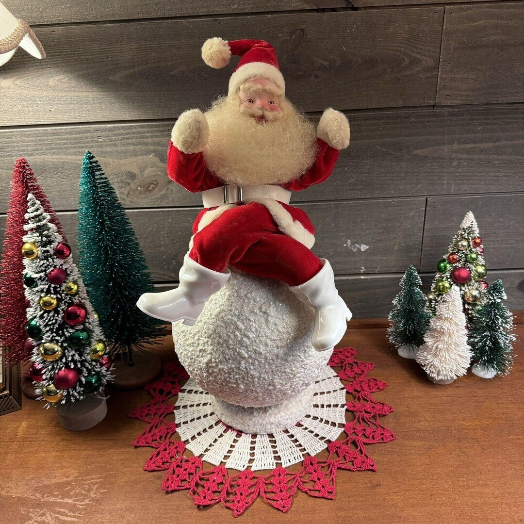 Vintage Christmas Harold Gale on Snowball Store Display Santa Rare HTF ...