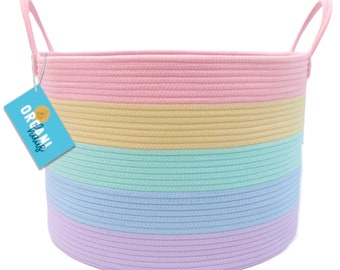 Pastel Toy Storage Basket - Etsy