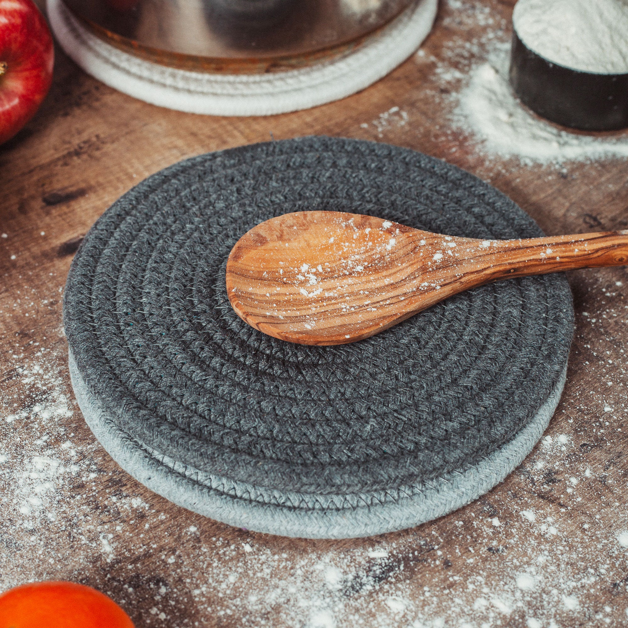 Organihaus Cotton Rope Pot Holder Trivets Set of 3 Pads for - Etsy