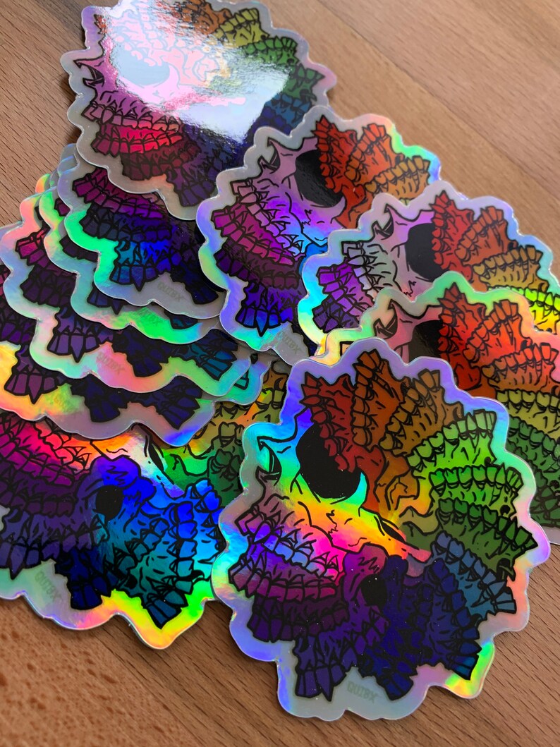 Deadly Pride Hologram Die Cut Sticker - Etsy