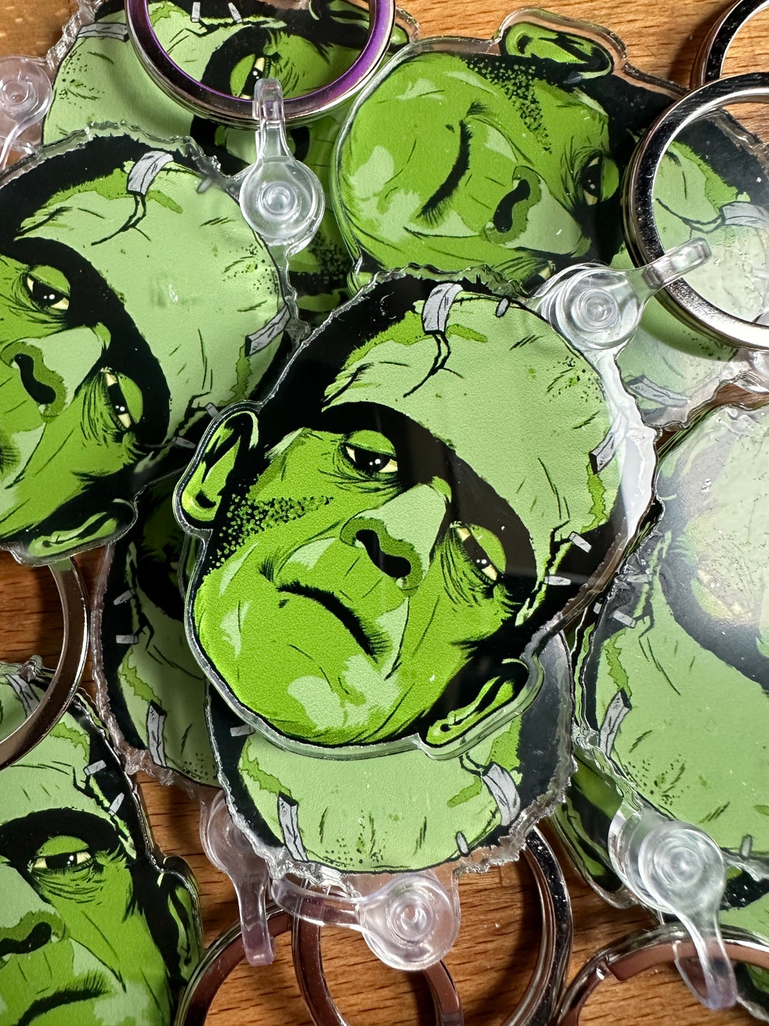 Frankenstein's Monster Acrylic Keychain Horror - Etsy