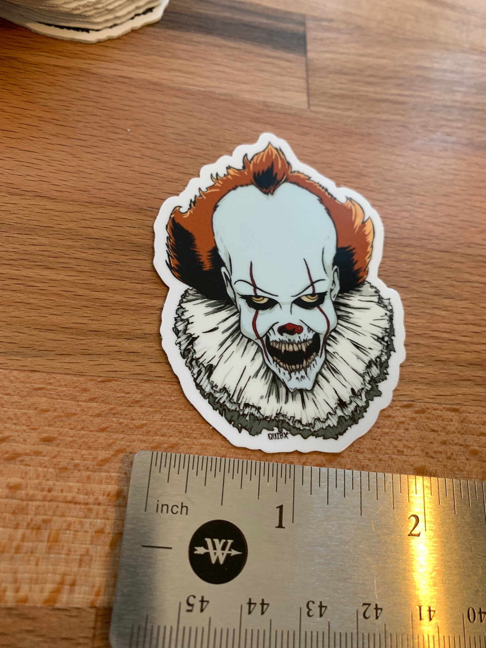 Pennywise IT Clown Die Cut Sticker - Etsy
