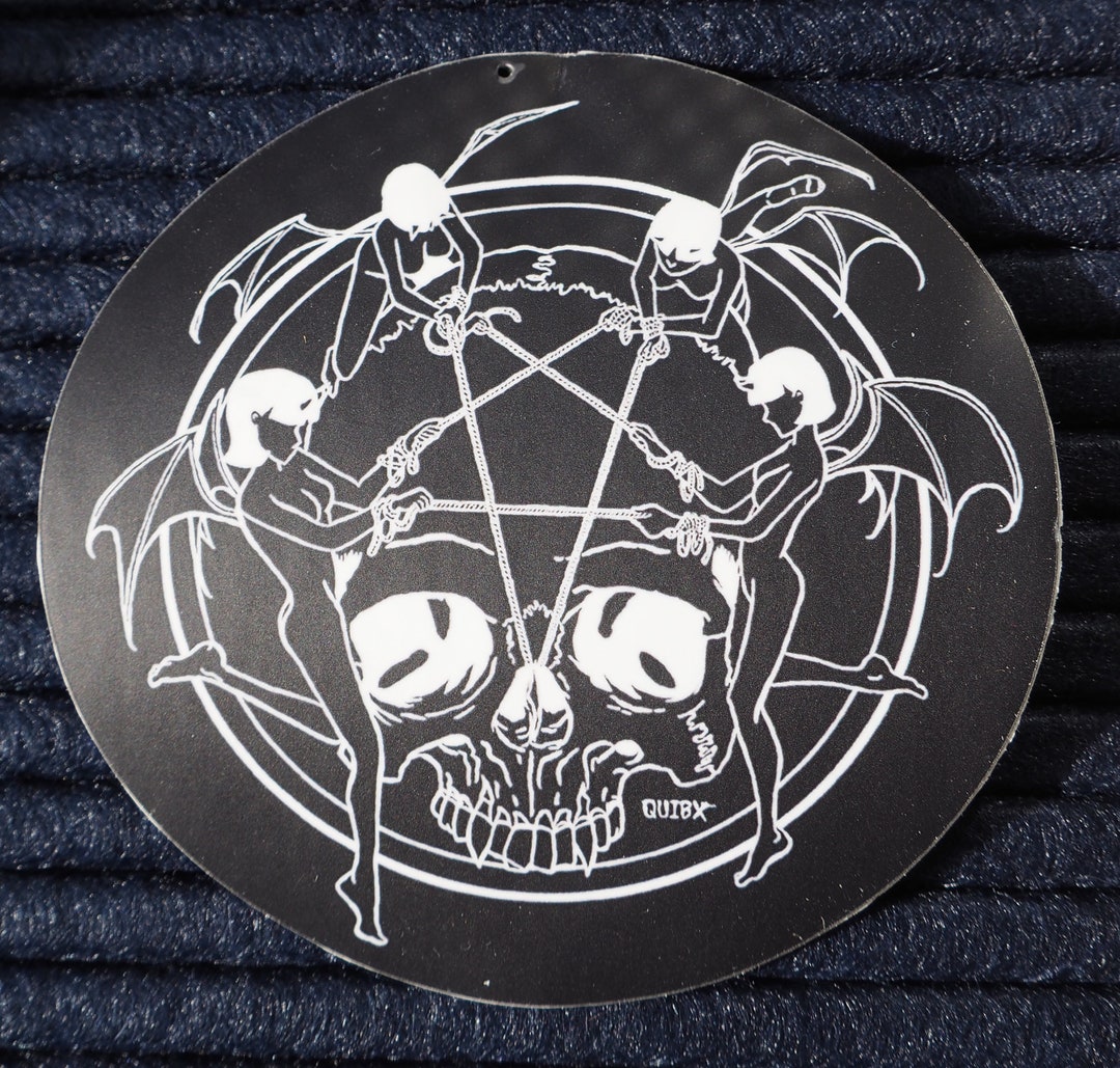 Pentagram Die Cut Vinyl Sticker - Etsy