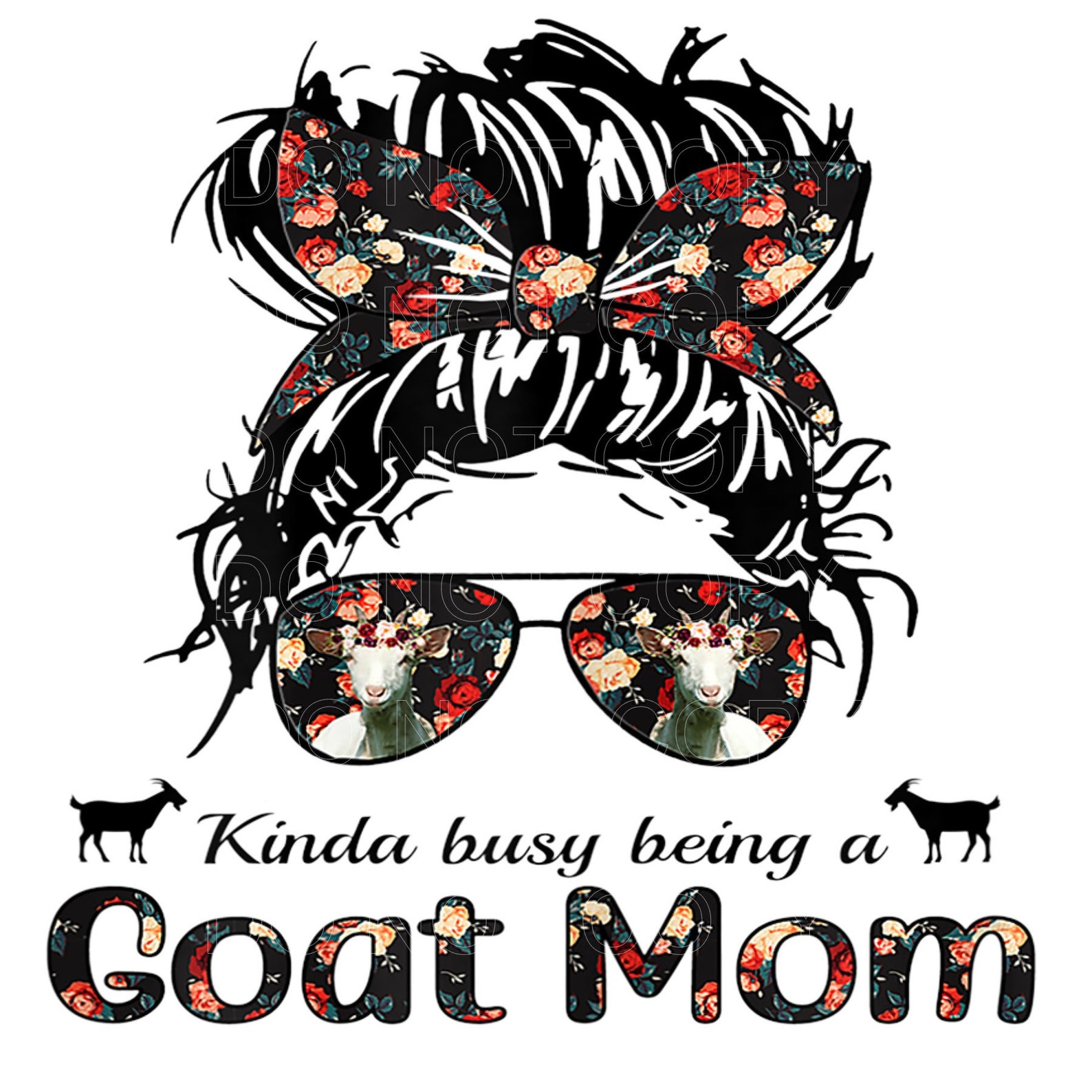 Kinda Busy Being A Goat Mom Goat Png. Goat Mom Png Digital - Etsy