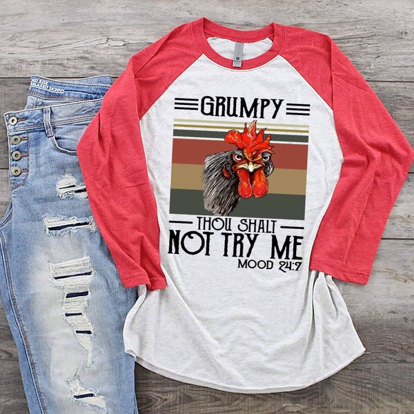 Grumpy Rooster - Etsy