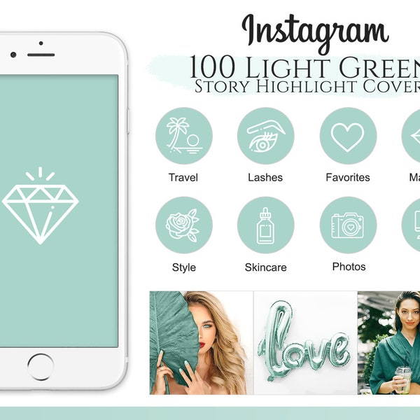 Green Ig Highlight Covers - Etsy