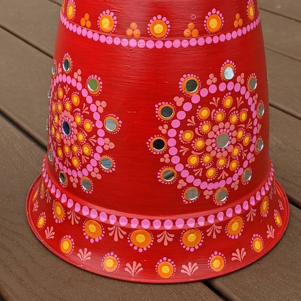 Mandala Planter - Etsy