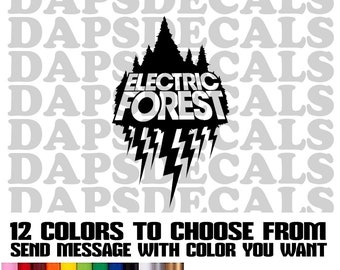 Forest decal | Etsy